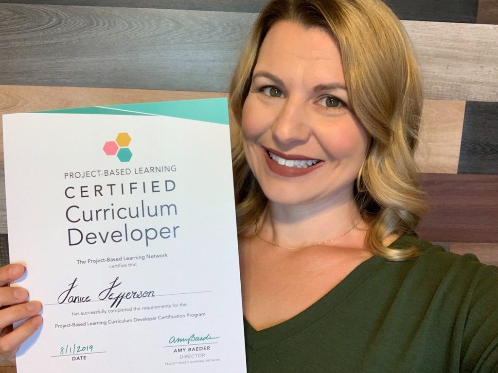 Project-Based Learning Curriculum Developer Certification